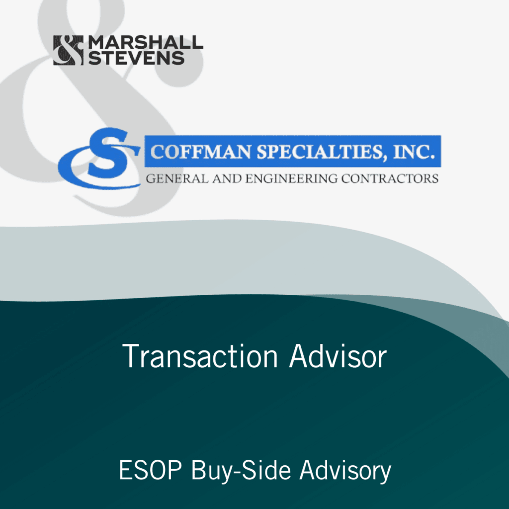 ESOP Formation and Valuation Services - Marshall & Stevens